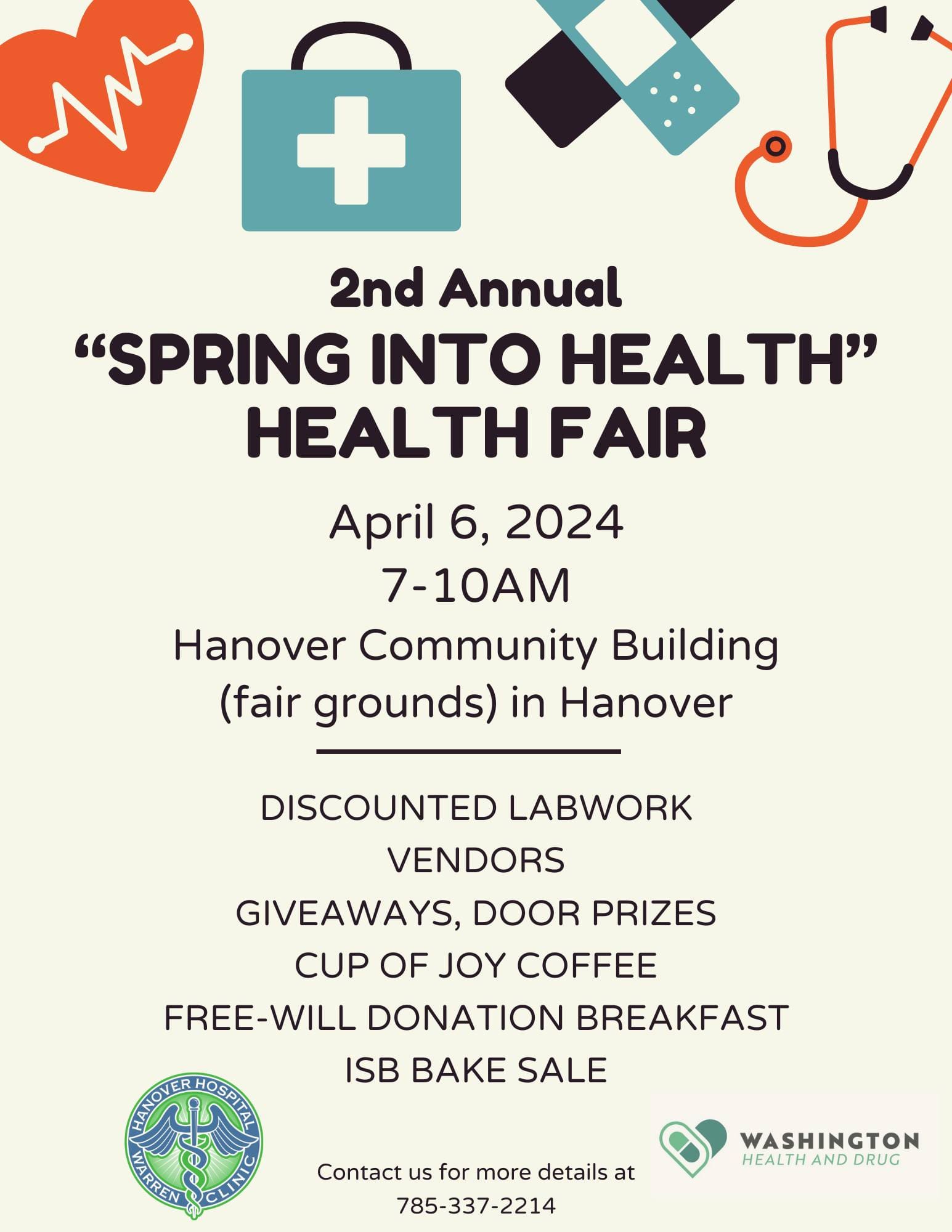 Hanover’s 2nd Annual “Spring Into Health” Health Fair to be Held at the ...