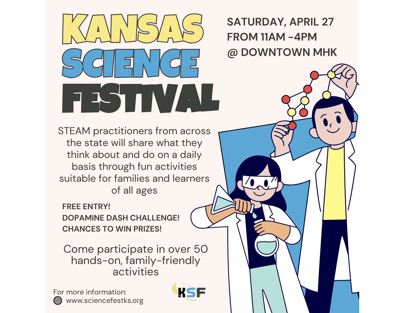 3rd Annual Kansas Science Festival Coming to Manhattan | KCLY Radio