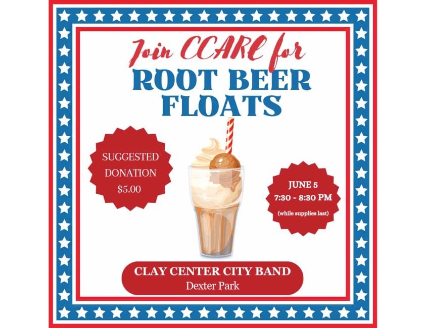 CCARE to Serve Root Beer Floats on June 5th at Dexter Park | KCLY Radio