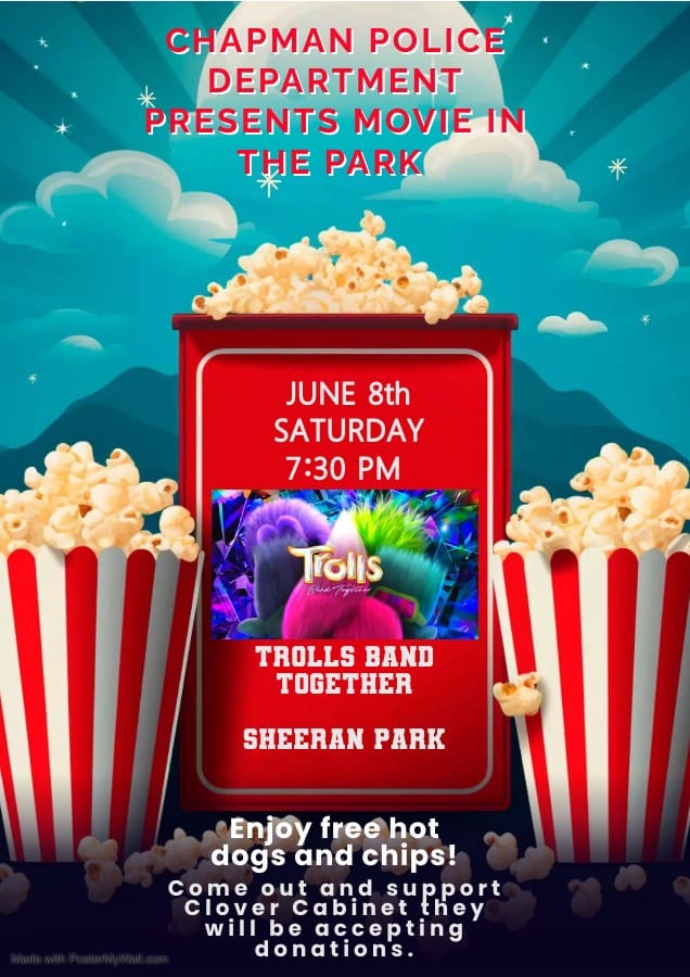 Chapman Police, Library, and Clover Cabinet Invites the Public to Join ...