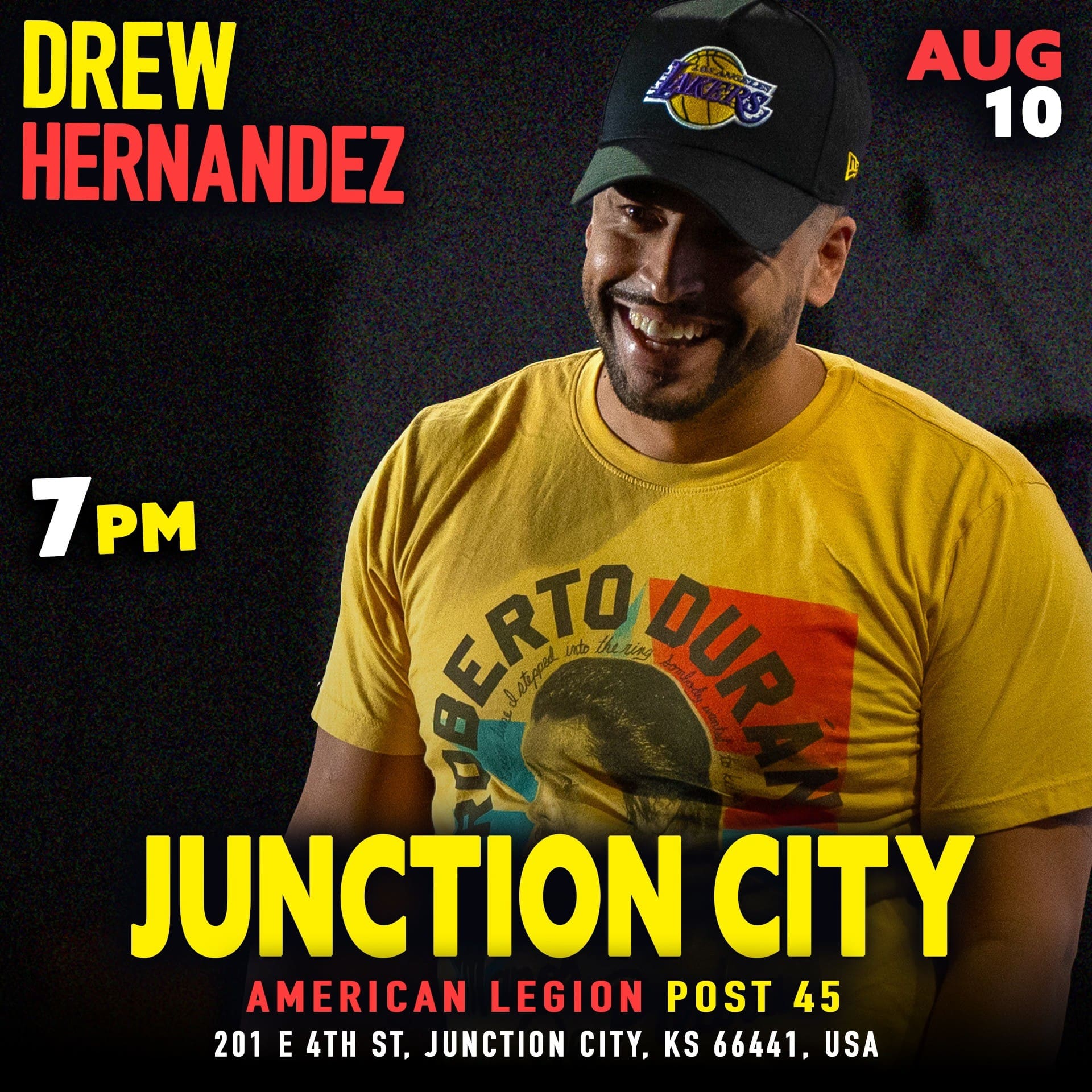 Comedian Drew Hernandez to Perform for Soldiers and Veterans in Junction City | KCLY Radio