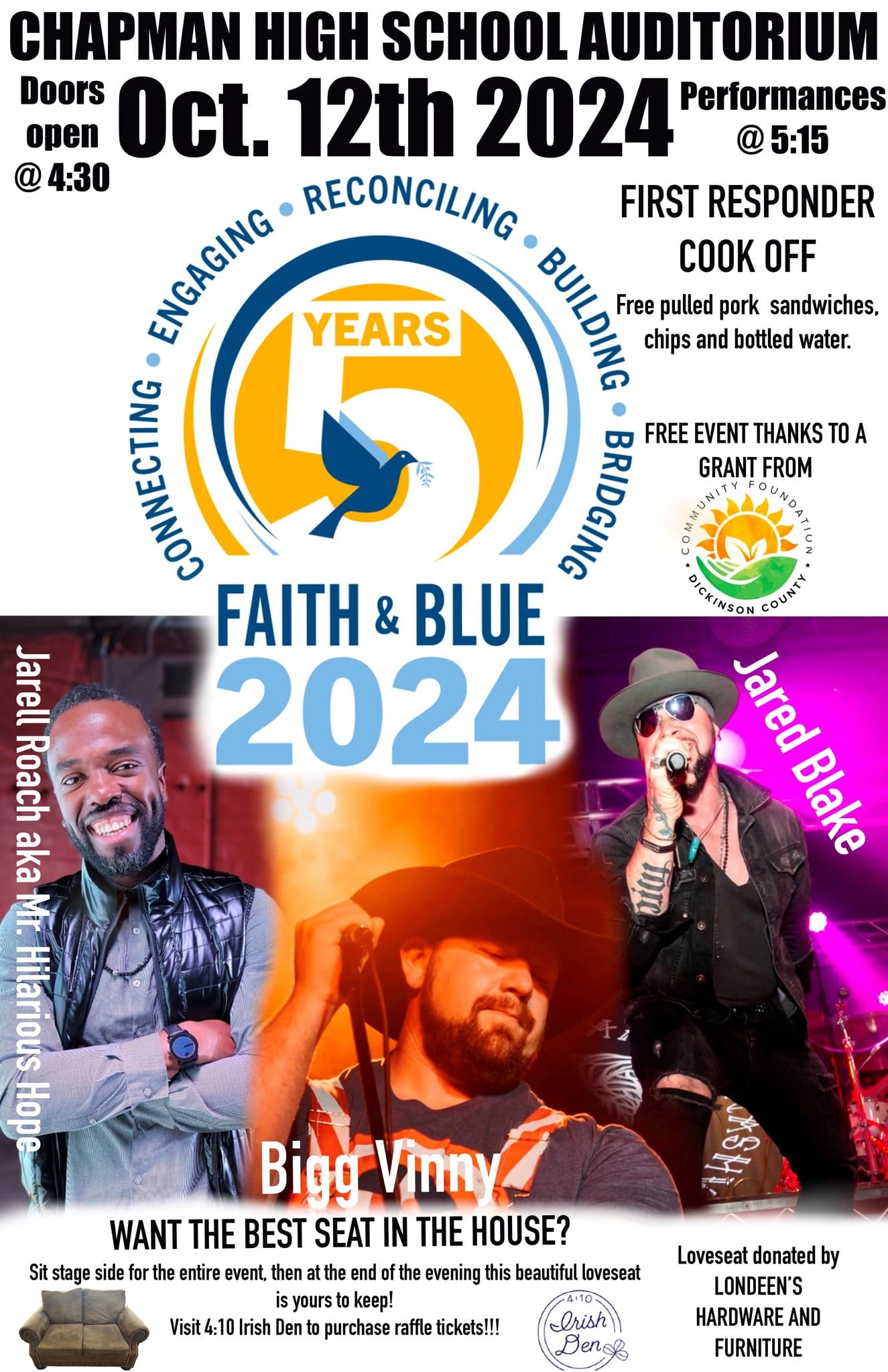 Faith & Blue 2024 to Offer Free Food, Entertainment, and Fun in Chapman ...