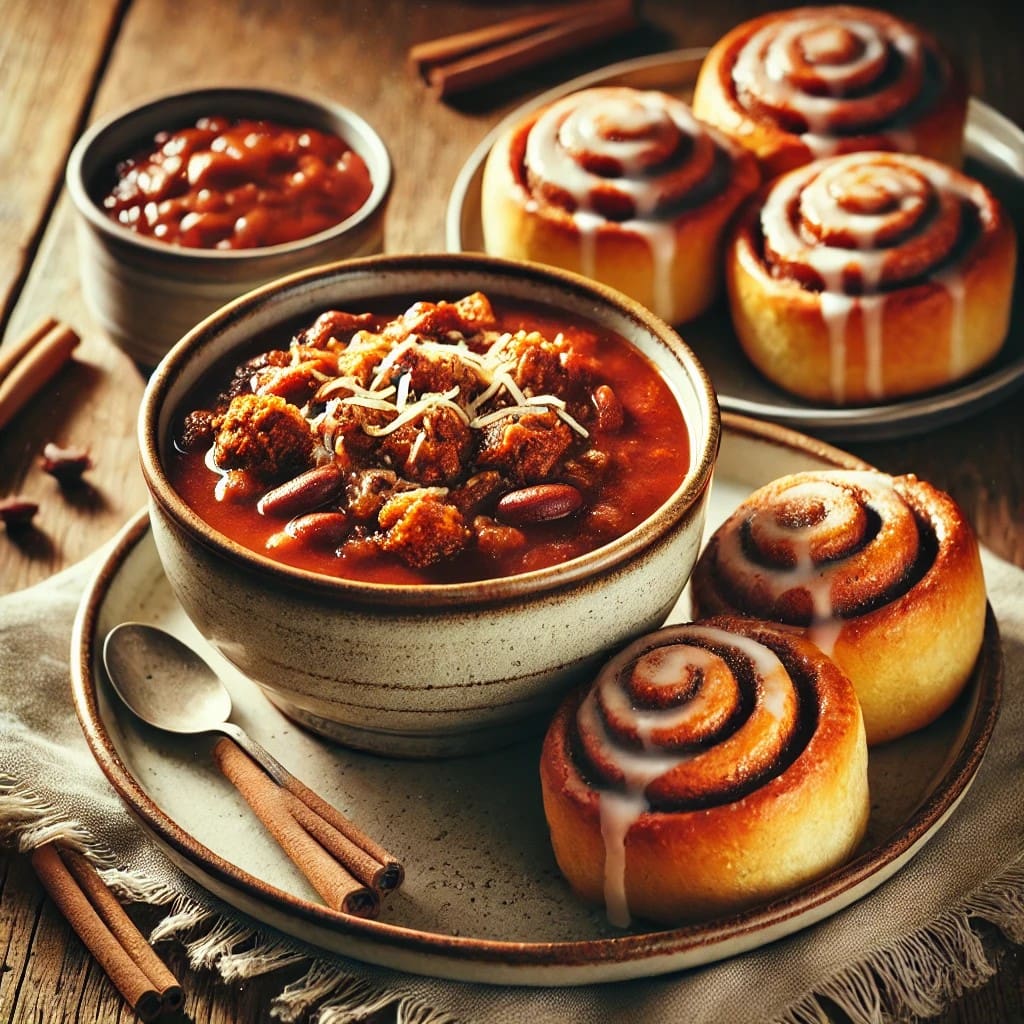 Chili and Cinnamon Rolls: A Midwest Tradition Rooted in School Lunch ...
