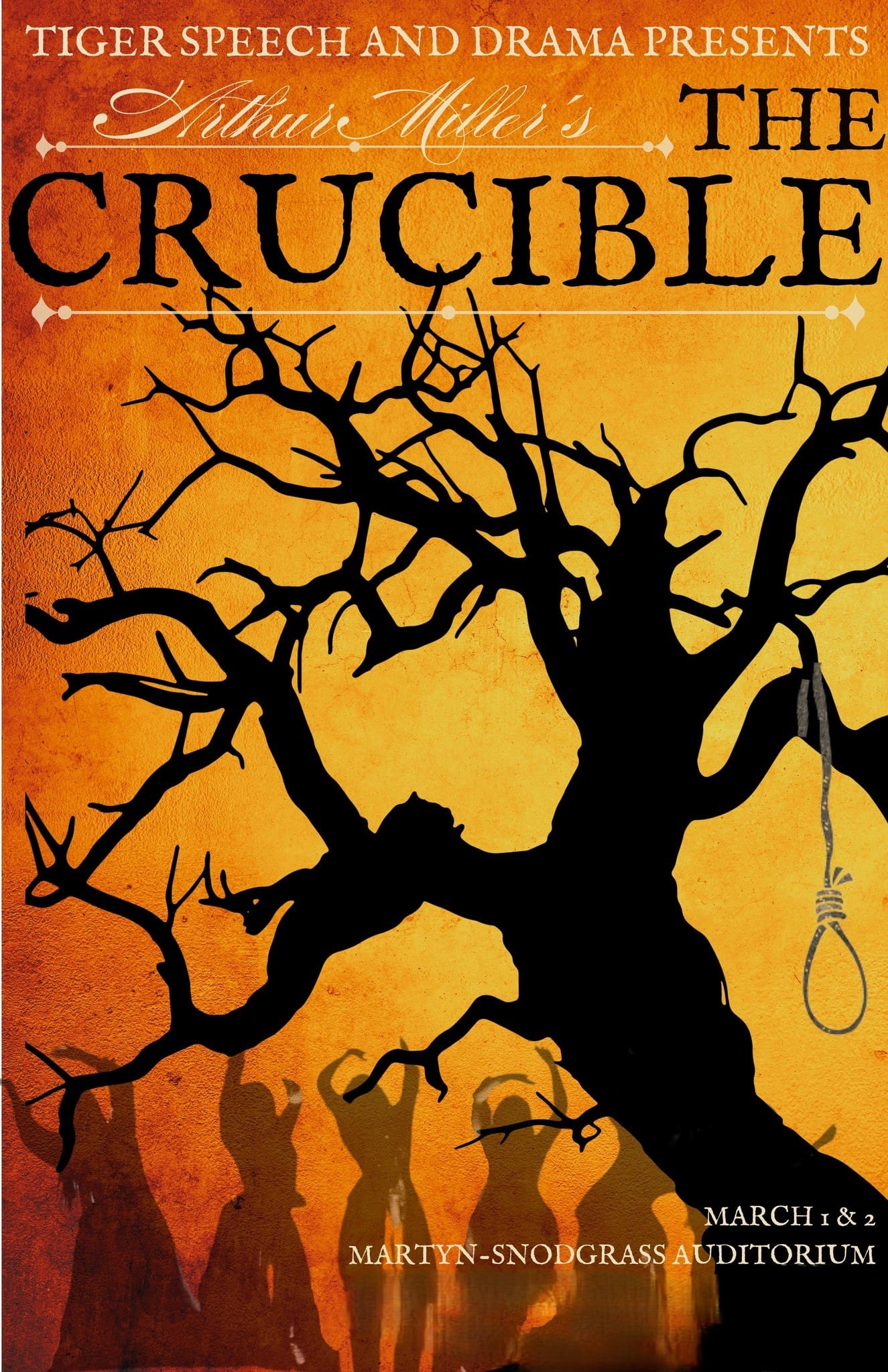 Tiger Speech and Drama to Stage Powerful Production of “The Crucible ...