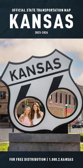 New 2025-2026 Kansas Transportation Map Highlights Scenic Byways, Route ...