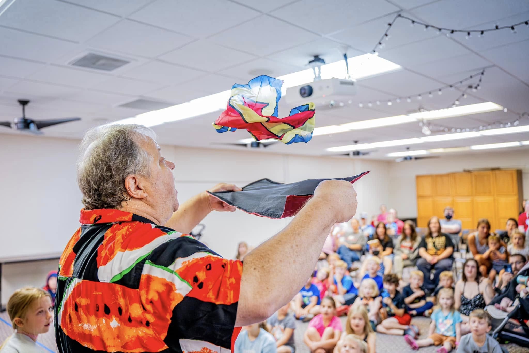 Kansas Reading Magician Brings Vibrant Magic to Local Library's "Color ...