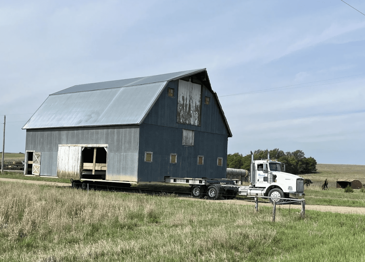Structure-Moving Business Takes Homes, Barns to New Locations ...