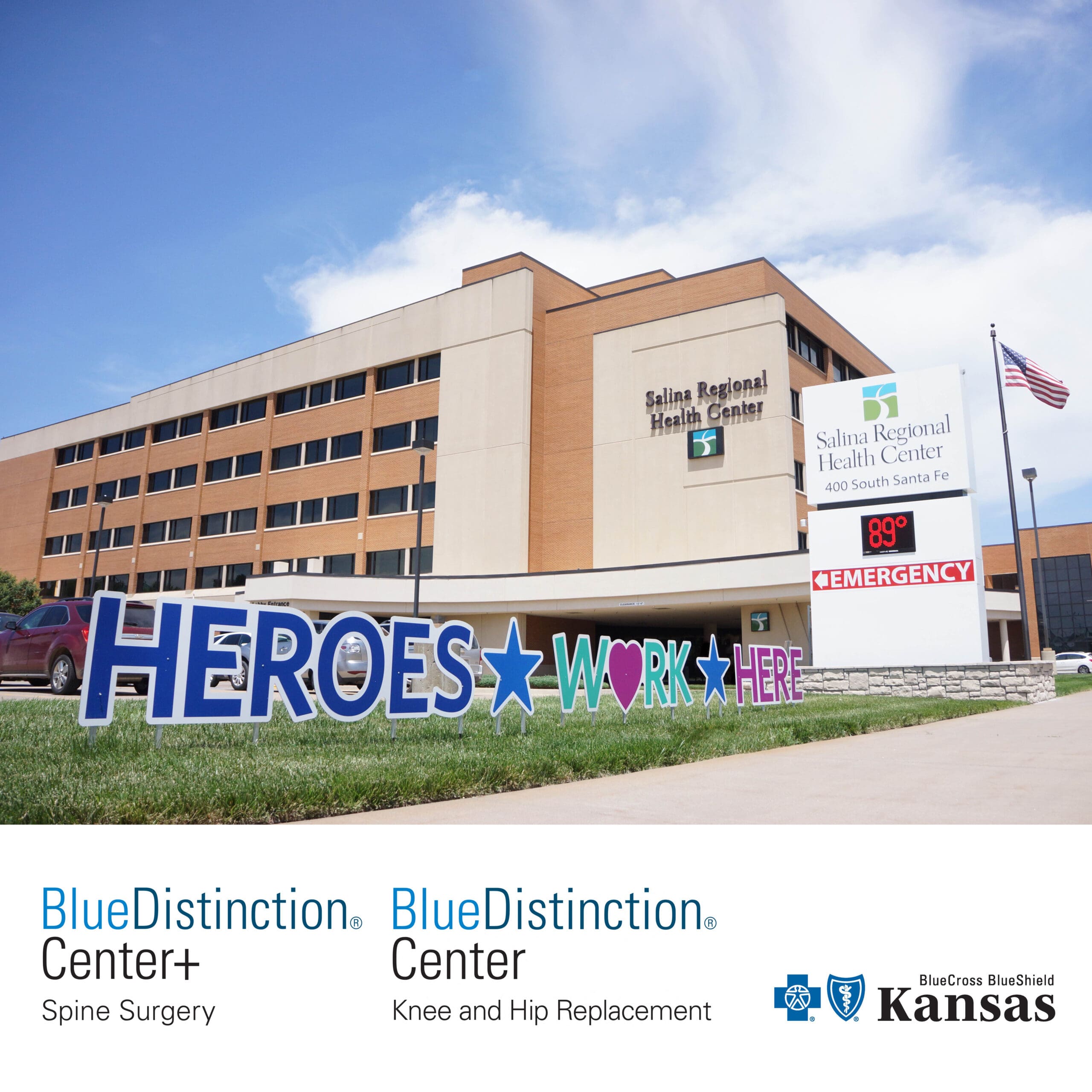Salina Regional Earns Blue Distinction Awards for Excellence in Spine ...